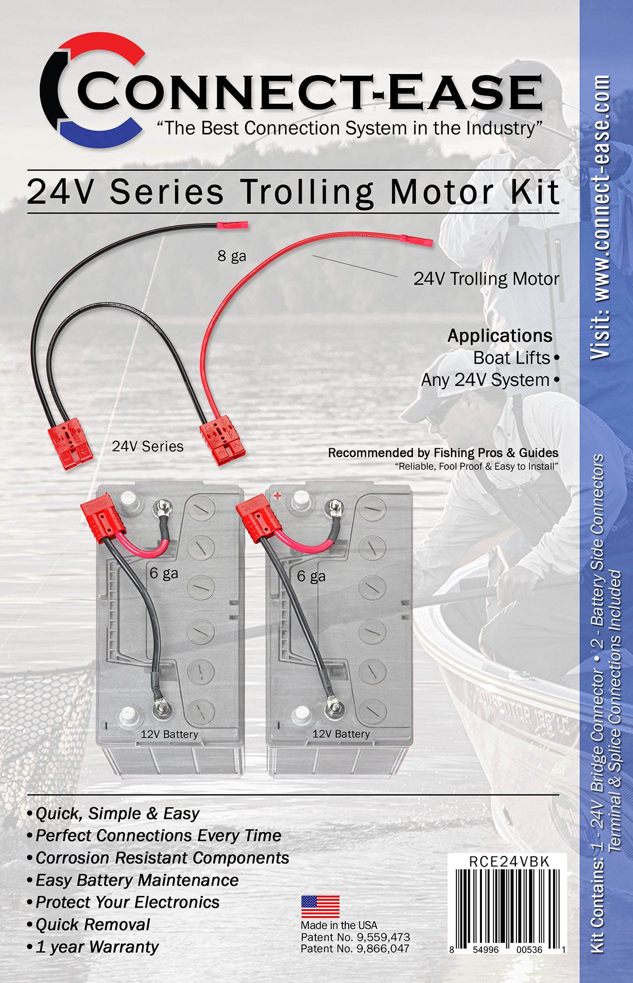 24V Trolling Motor Connection Kit — Series Battery Without On-Board ...