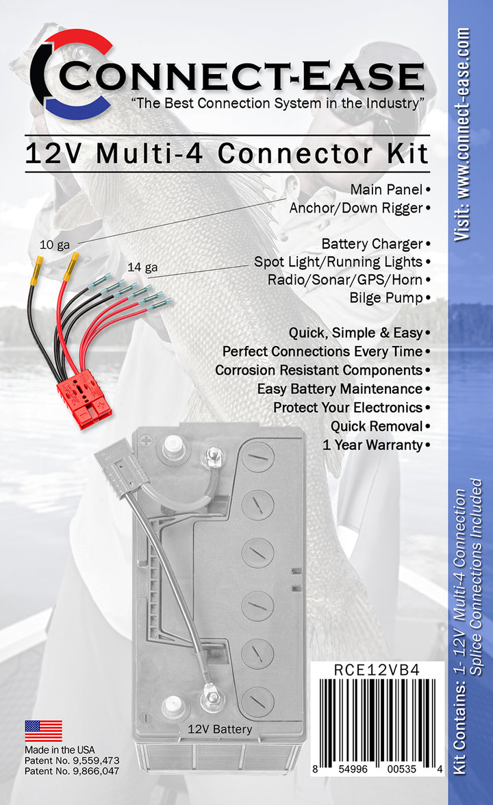 Connect-Ease: Multi 4 Connector- RCE12VB4 – Connect-Ease. Plug & Play ...
